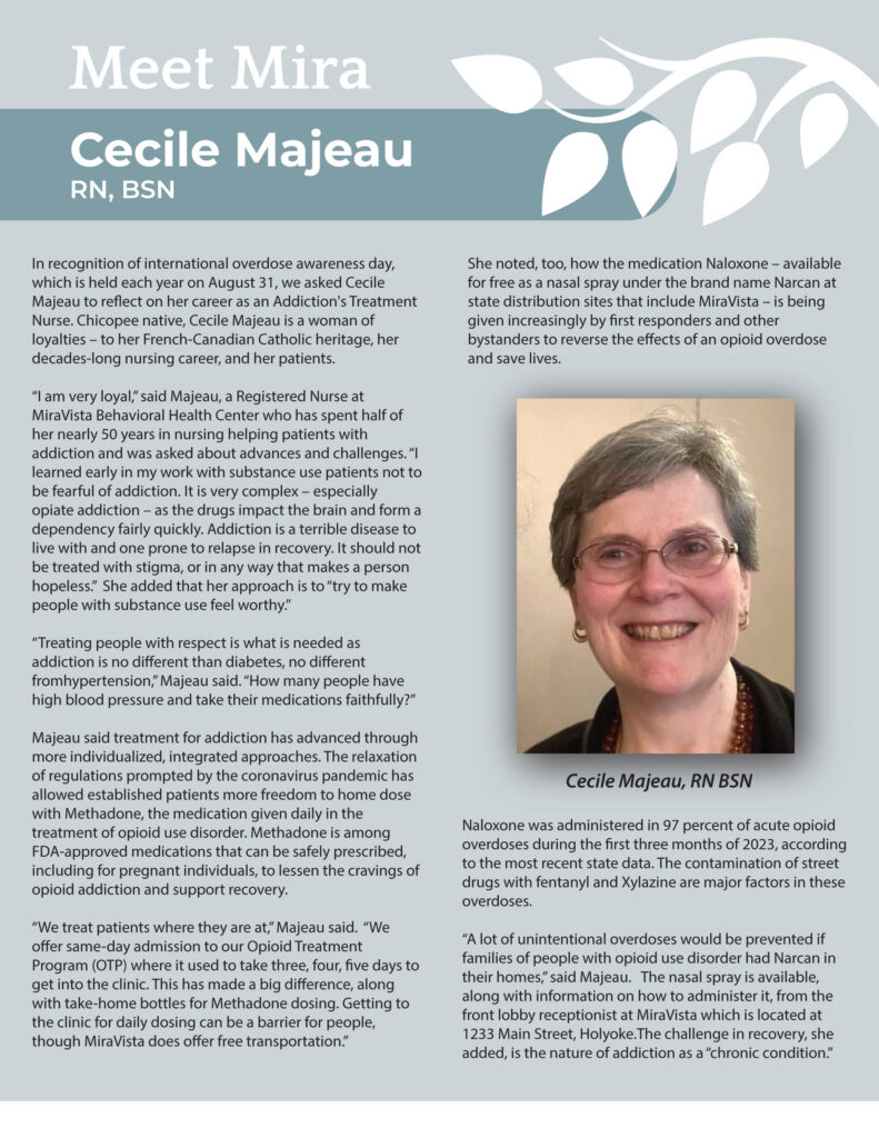 Meet Cecile Majeau, RN, BSN | MiraVista Behavioral Health Center