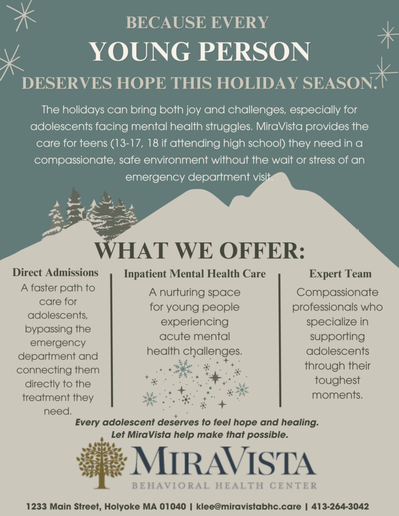 Hope This Holiday Season for Our Teens | MiraVista Behavioral Health Center